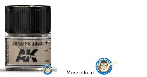 AK Interactive: Real color - Sand FS 33531. 10ml - for all kits (ref ...