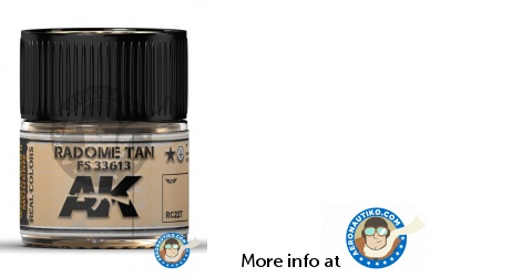 AK Interactive: Real color - Radome Tan. FS 33613. 10ml - for all kits ...