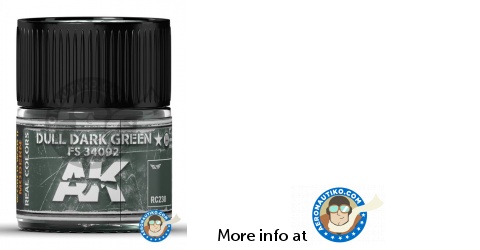 AK Interactive: Real color - Dull dark green FS 34092. 10ml - for all ...
