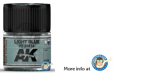 AK Interactive: Real color - Light Blue color FS 35414 - 10ml jar - for ...