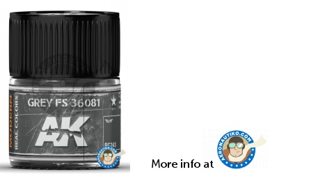 AK Interactive: Real color - Grey color FS 36081 - 10ml jar - for all ...
