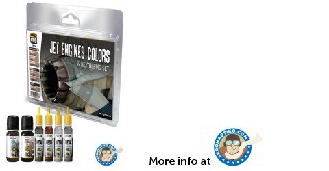 AMMO of Mig Jimenez: Paints set - Jets Engines Colors | Weathering Set ...