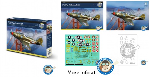Arma Hobby: Airplane kit 1/72 scale - Bell P-39Q "Airacobra" - (US6 ...