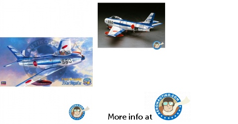 Hasegawa: Airplane kit 1/48 scale - North American F-86F-40 Sabre 'Blue ...