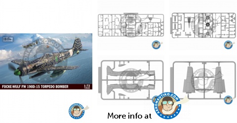 IBG MODELS: Airplane kit 1/72 scale - Focke Wulf FW 190D-15 Torpedo ...