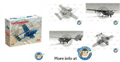 ICM: Airplane kit 1/48 scale - Cessna O-2A US Navy Service - (US1 ...