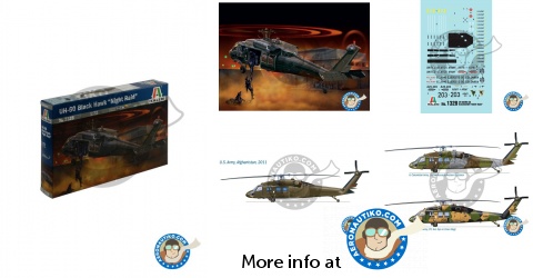 Italeri: Helicopter kit 1/72 scale - UH-60 Black Hawk "Night Raid ...