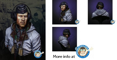 LIFE MINIATURES: Bust 1/16 scale - King Tiger Commander s.Pz.Abt. 503 ...