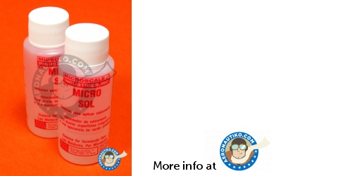 Microscale: Decal products - Microsol decal liquid - Red bottle - for ...