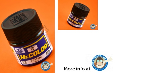 Mr Hobby: Mr Color paint - Negro - for all kits (ref. C002) | Paints ...