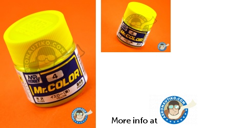 Mr Hobby: Mr Color paint - Yellow (ref. C004) | Paints and Tools ...