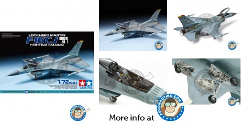 Tamiya: Airplane kit 1/72 scale - LOCKHEED MARTIN F-16CJ [BLOCK 50 ...