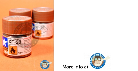 Tamiya: Acrylic paint - Dark copper XF-28 - for all kits (ref. TAM81728 ...