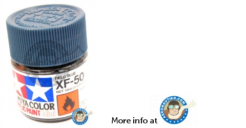 Tamiya: Acrylic paint - Field Blue XF-50 - for all kits (ref. TAM81750 ...