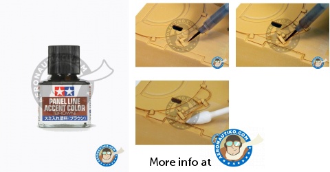 Tamiya: Paint - Panel line accent color (brown) (ref. TAM87132 ...